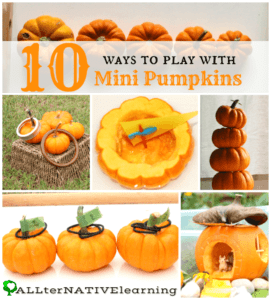 10 Simple Play Ideas Using Mini Pumpkins
