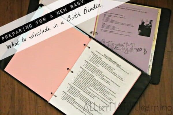 How to Write a Birth Plan & Make a Birth Binder