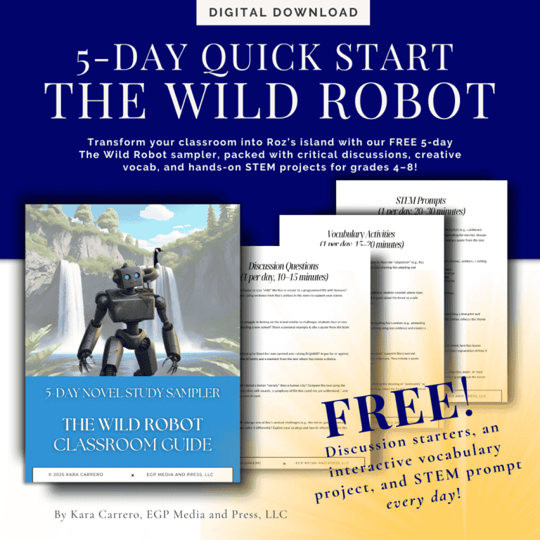 Turn Even Reluctant Readers into a Wild Robot Superfans (FREE 5-Day Guide)